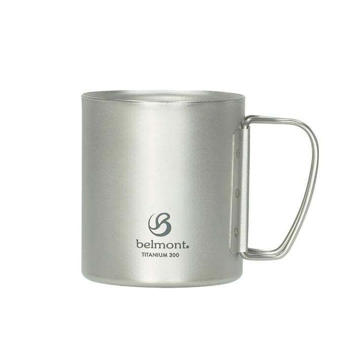 Belmont Titanium Double-walled Mug 300ml BM-501 雙層摺柄鈦杯